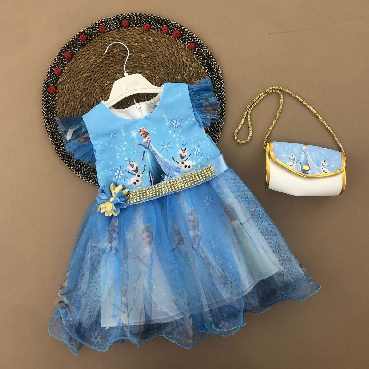 Фустан Frozen Blue – detelinka