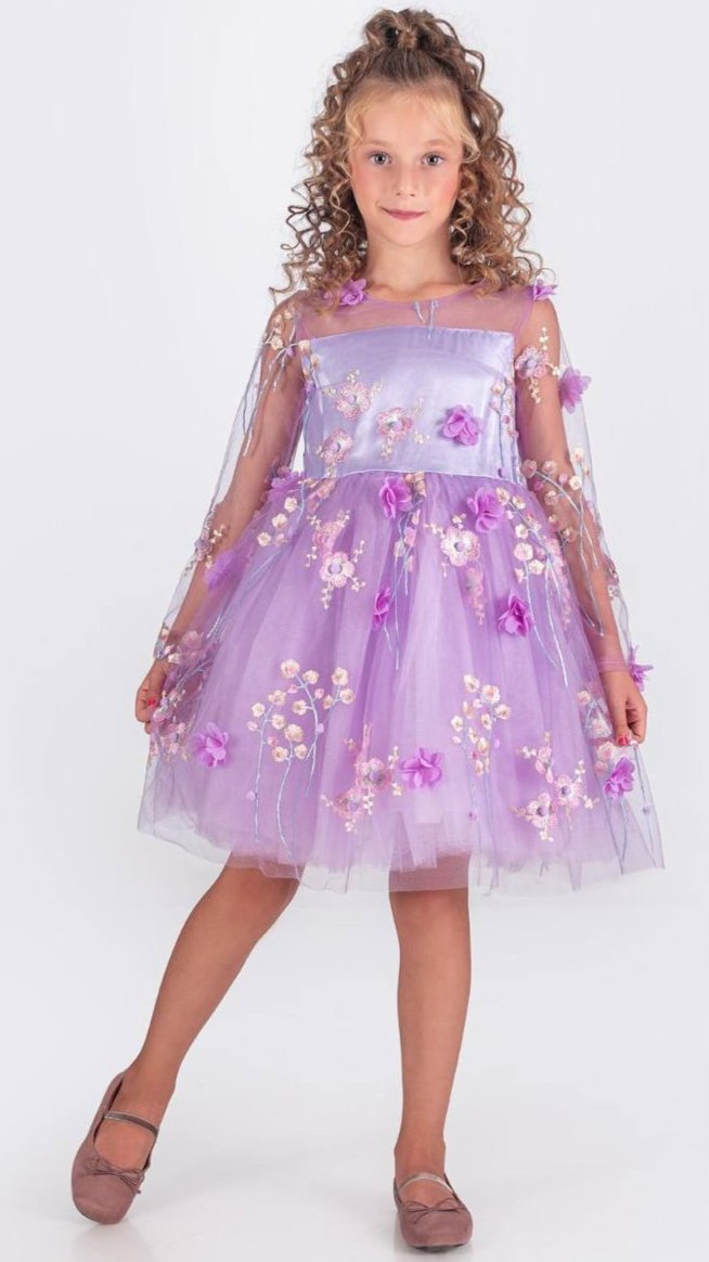 Фустан 3D Flower – detelinka