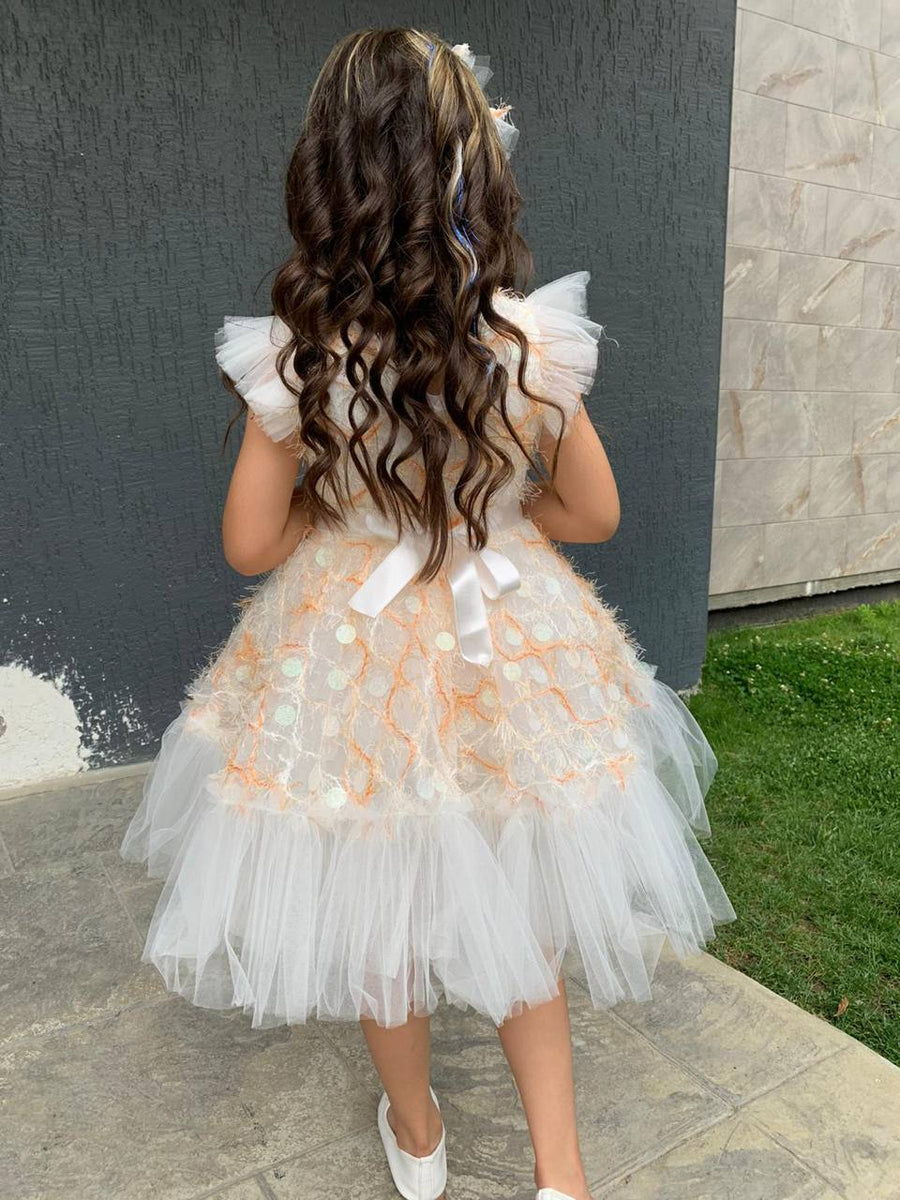 Фустан White circle shine – detelinka