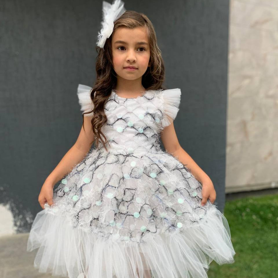 Фустан White circle shine – detelinka